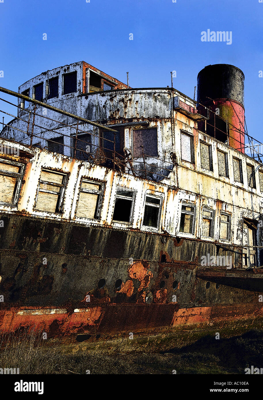 Old Paddle Steamer Ryde Queen Stock Photo - Alamy