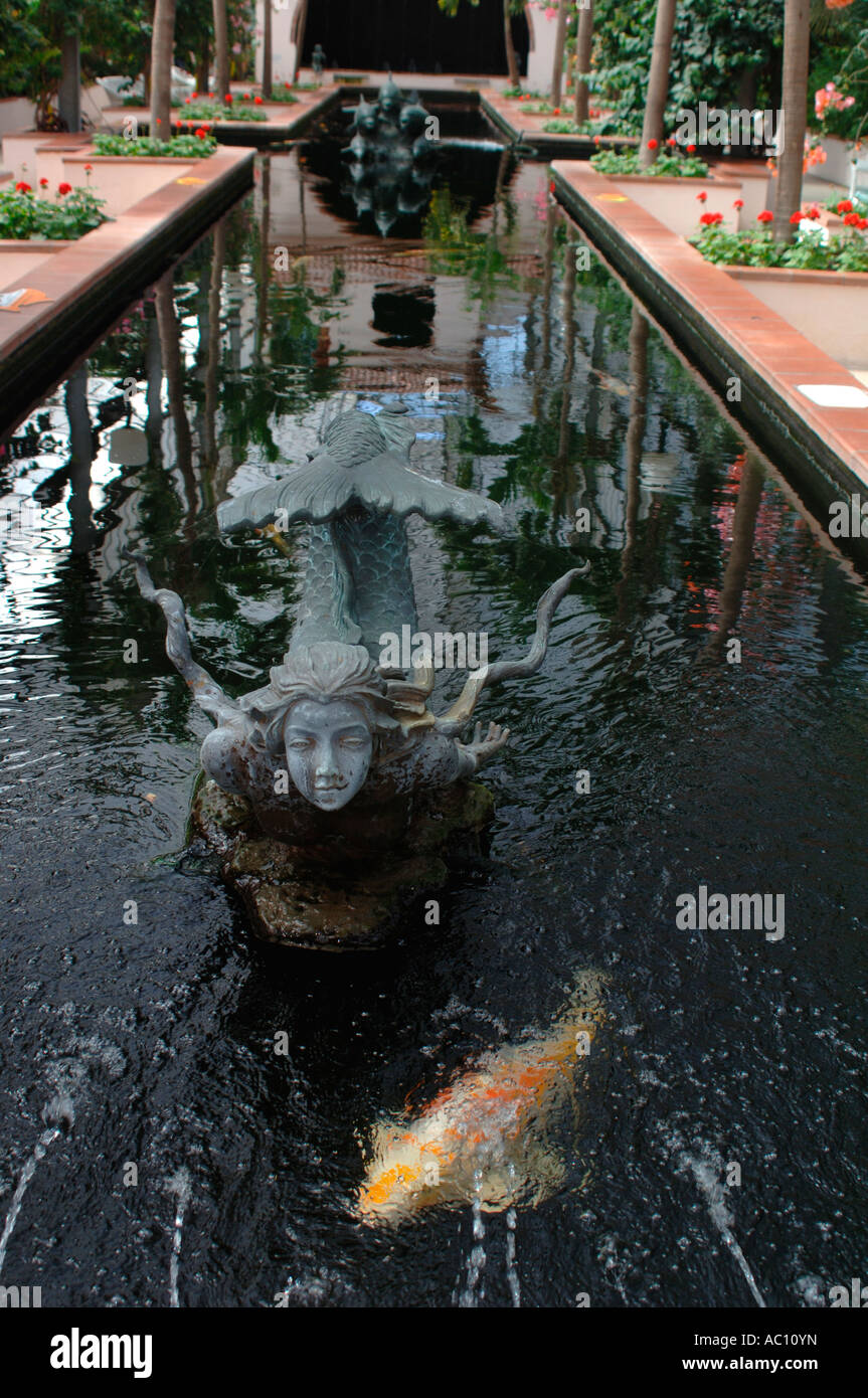 Koi Carp Swimming In A Freshwater Pool Stock Photo - Alamy
