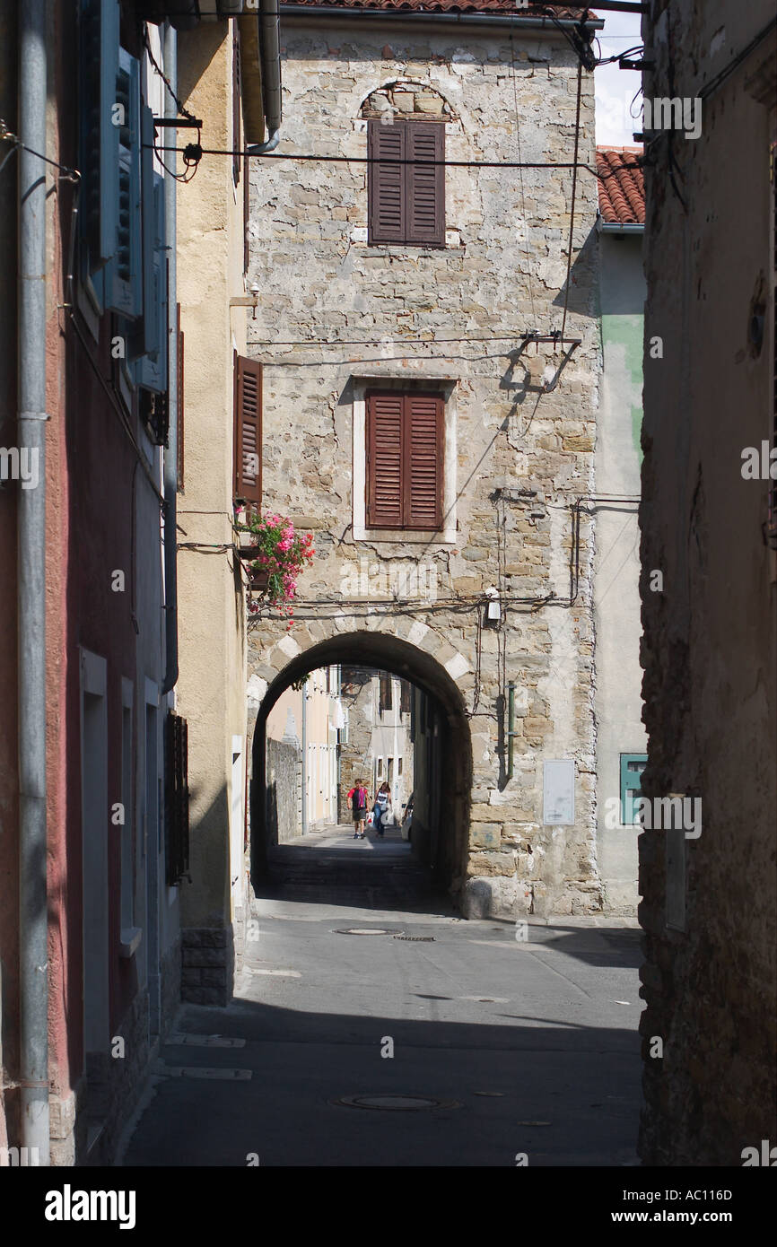 Old town of Koper at the Adriatic coast Slovenia Stock Photo - Alamy