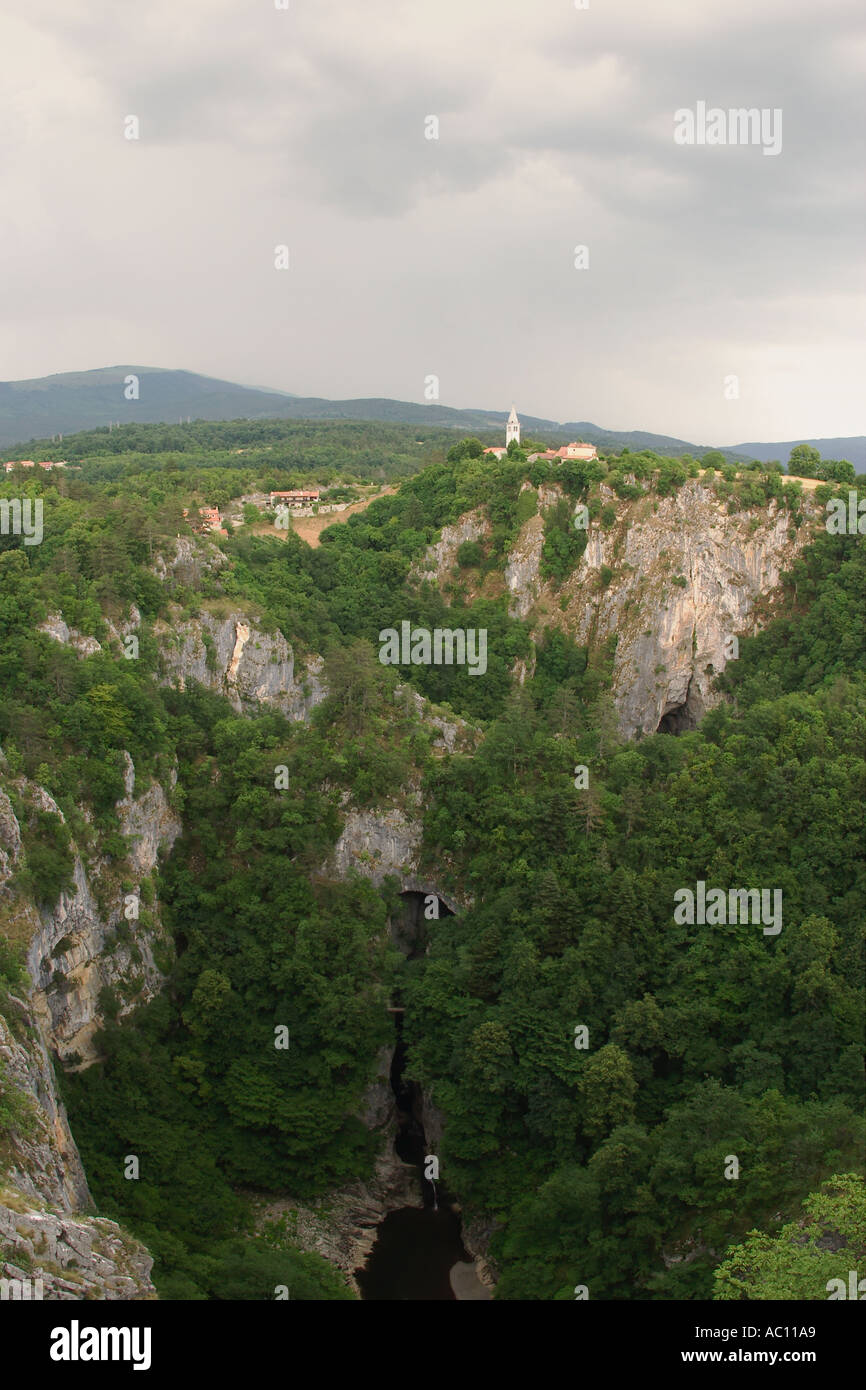 River Reka at the Skocjan caves Slovenia Stock Photo - Alamy