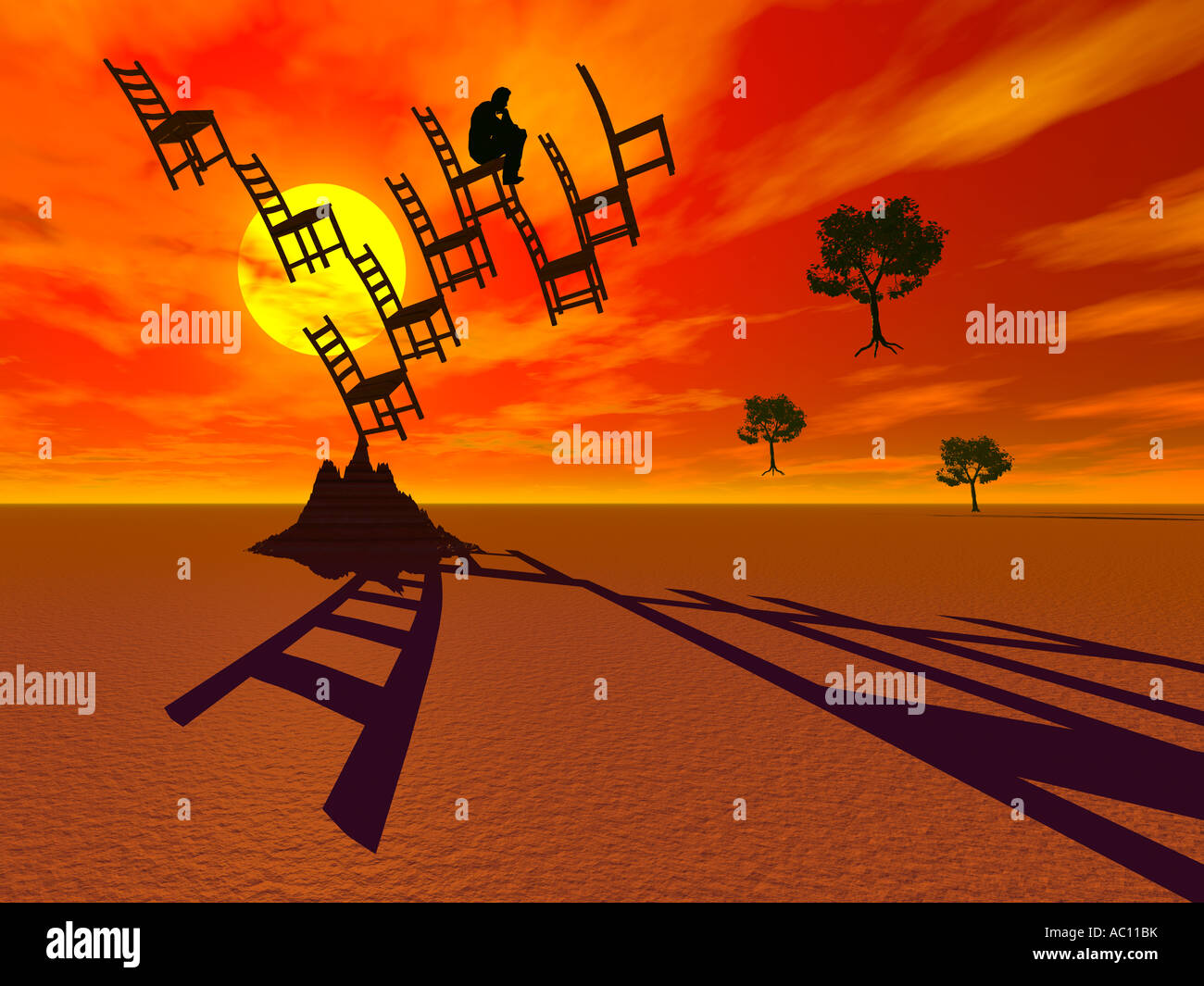 Conceptual 3D Image, Posing The Popular Question Of ,"Whats The Meaning ...