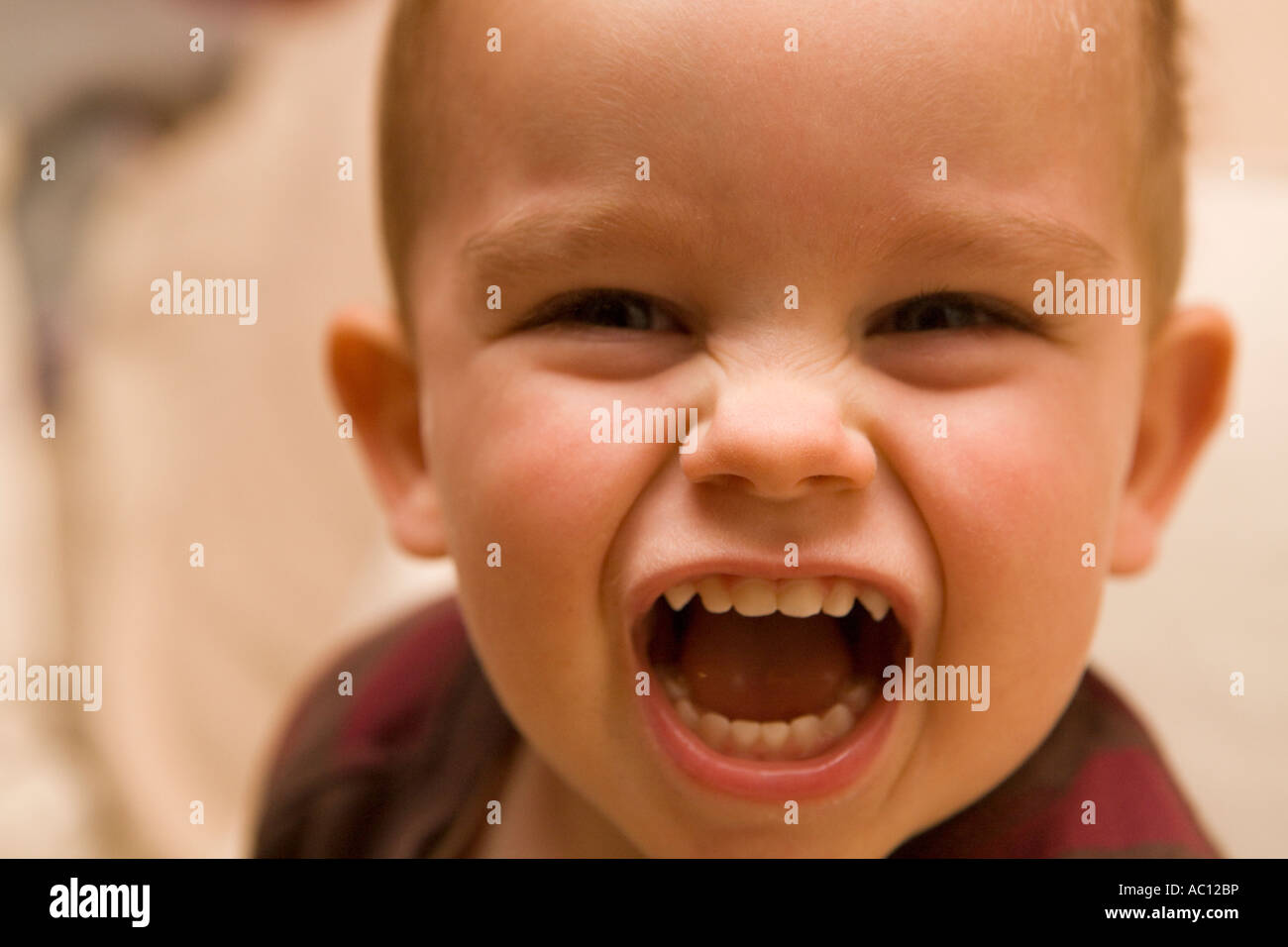 pulling a face Stock Photo - Alamy