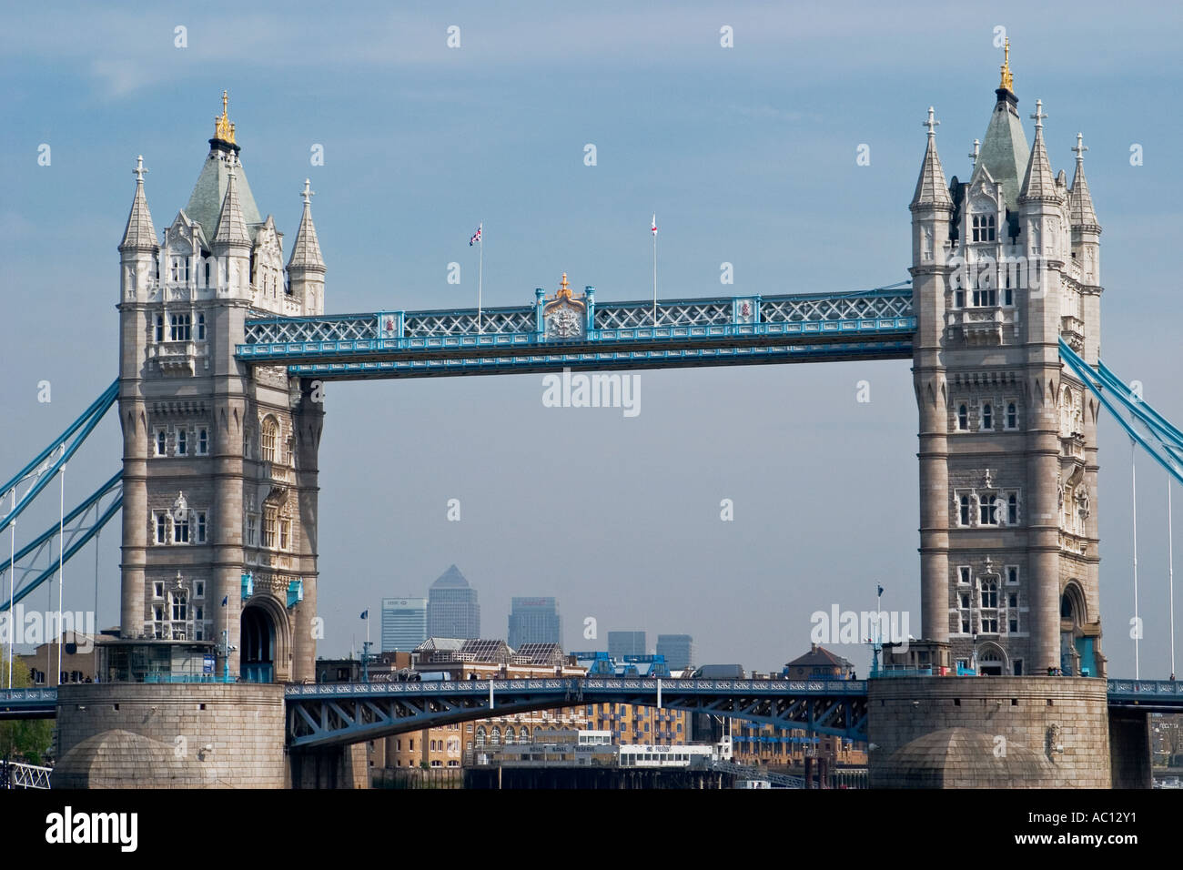 Tower Bridge one of Londons top tourist attractions viewed from South ...