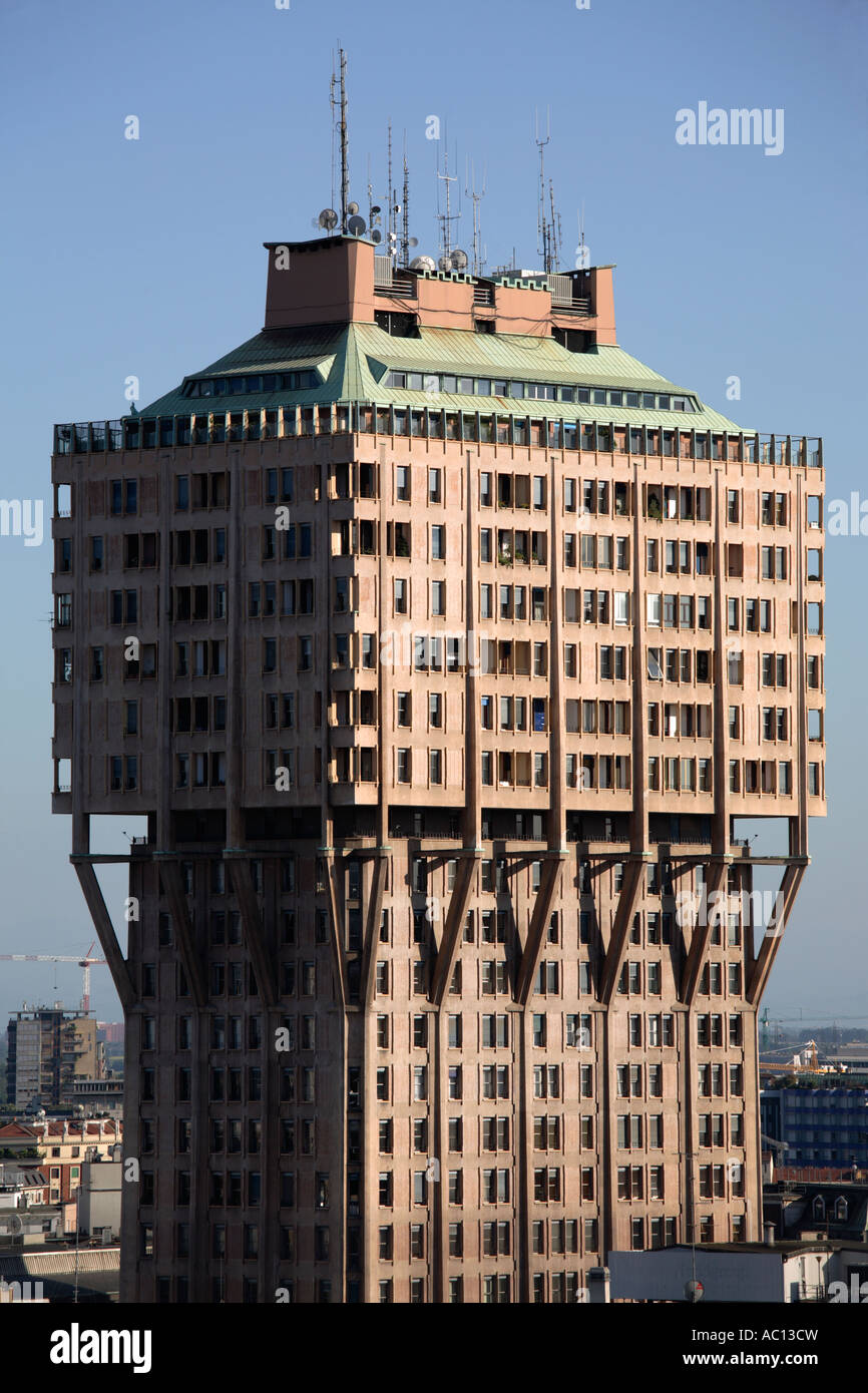 Velasca tower in Milan, Italy Stock Photo - Alamy