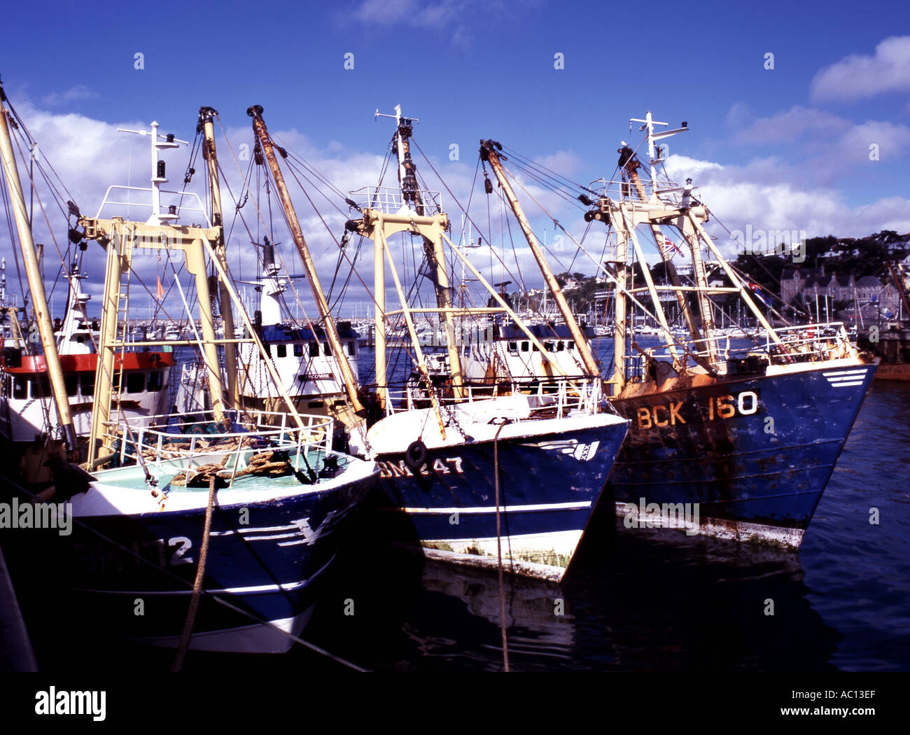 Fishing Fleet Brixham Stock Photo - Alamy