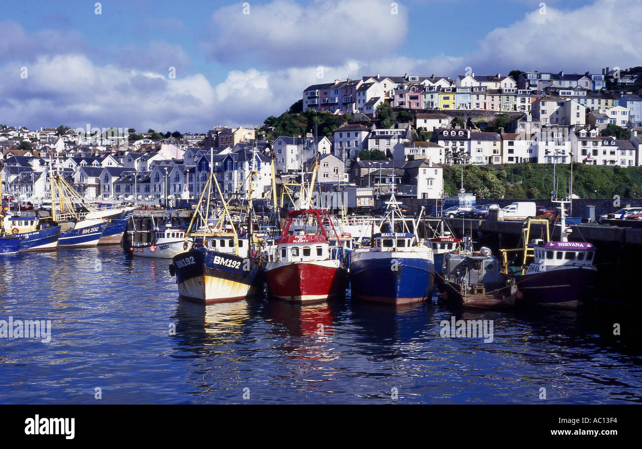 Fishing Boats Brixham South Devon Stock Photo - Alamy Fishing Boats Brixham South Devon Stock Photo - Alamy
