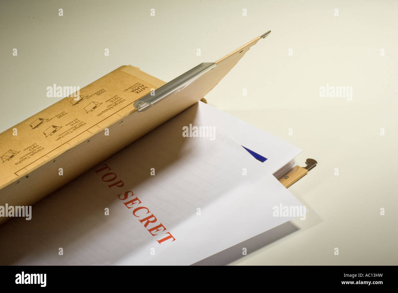 Top secret documents Stock Photo - Alamy