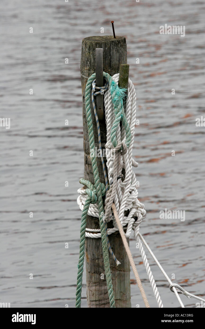 Rope and knots Stock Photo - Alamy