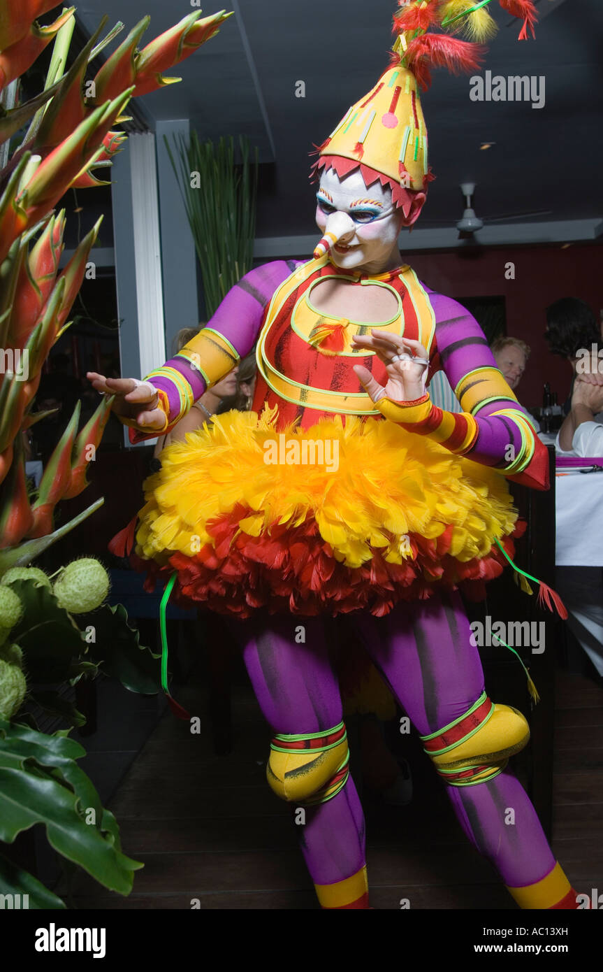 circus clown in colorful costume Stock Photo - Alamy