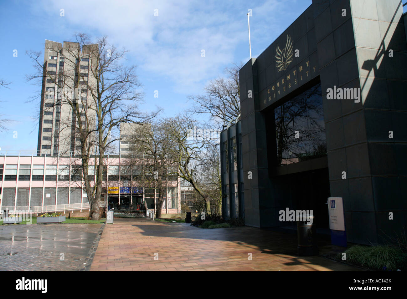 coventry city university campus buildings england uk gb Stock Photo - Alamy
