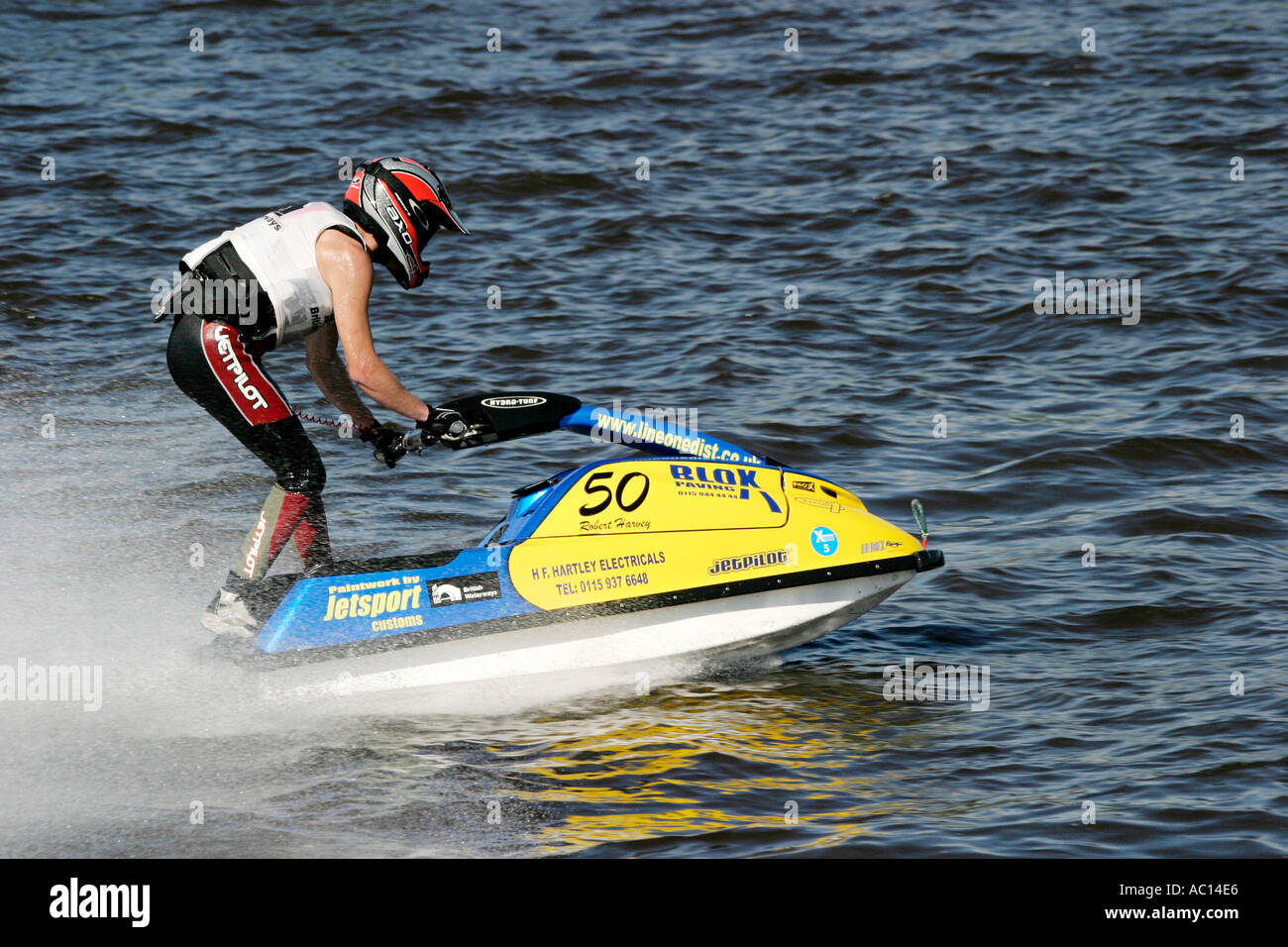 Jet Ski Racing. Taken on the River Tees Barrage in Stockton England ...