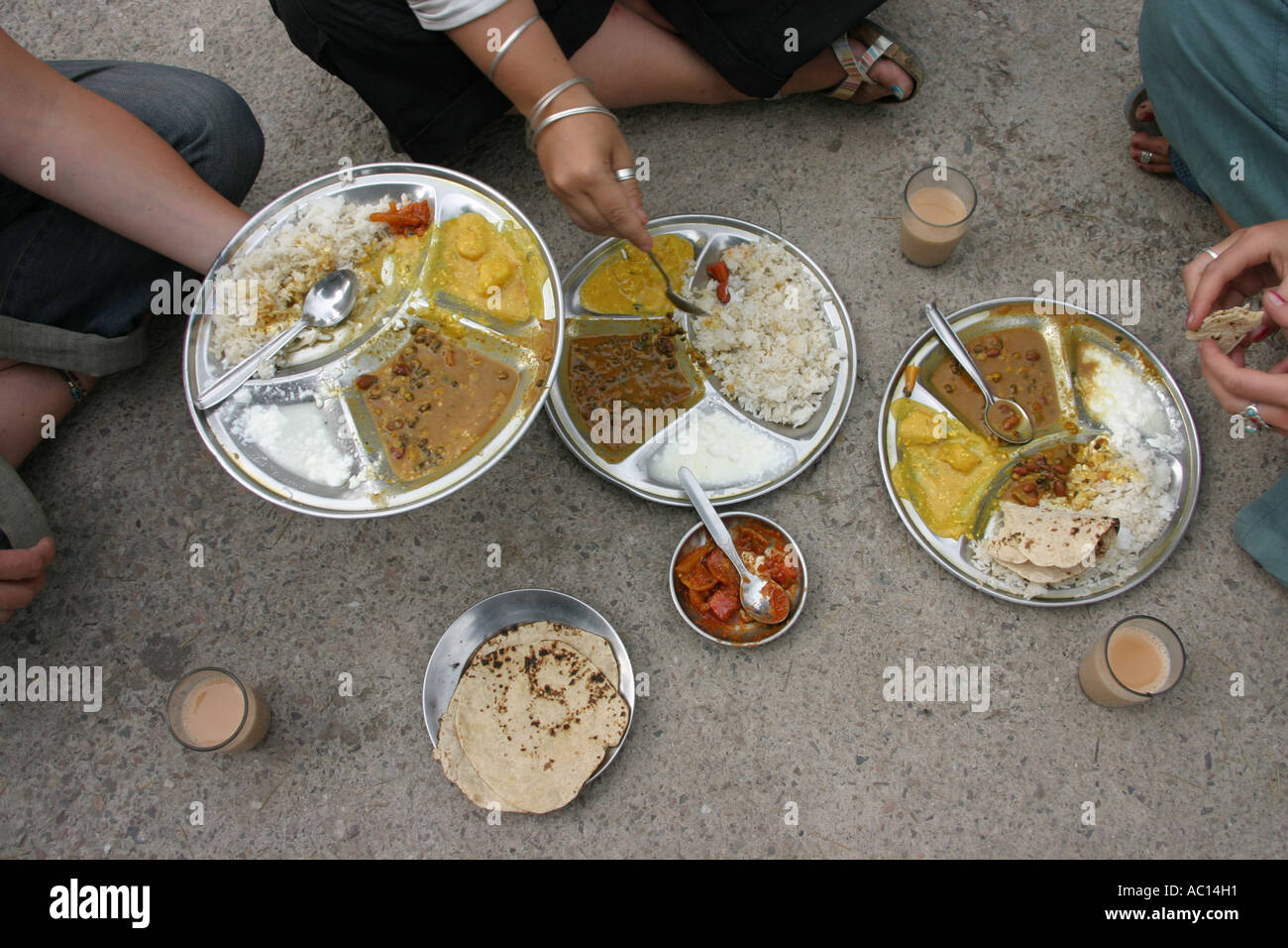 Indian food, Thali Stock Photo - Alamy