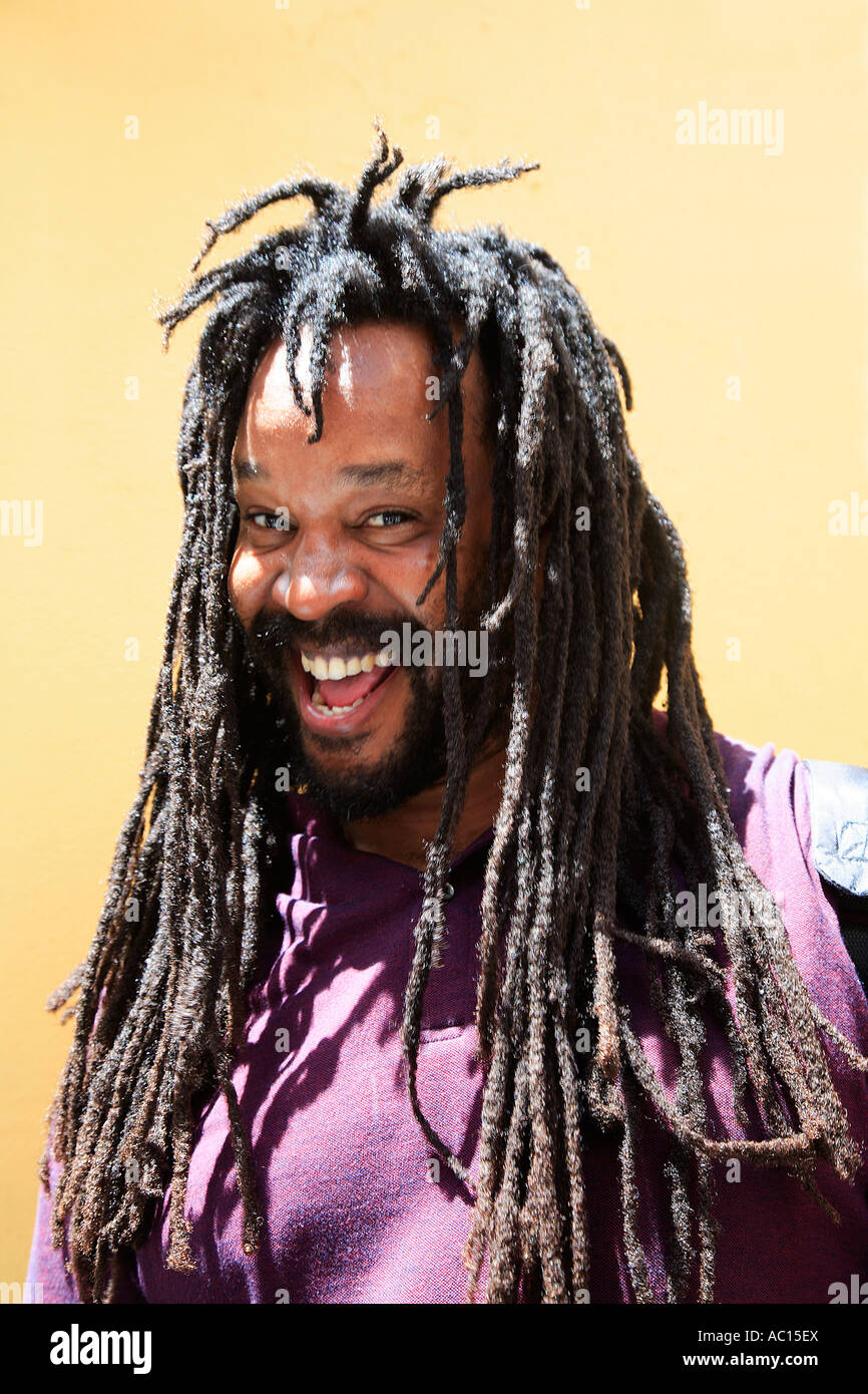 Caribbean man Old San Juan Puerto Rico Caribbean Stock Photo - Alamy
