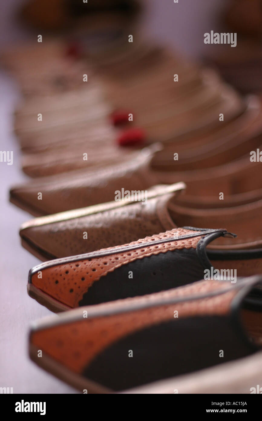handmade leather shoes Stock Photo - Alamy