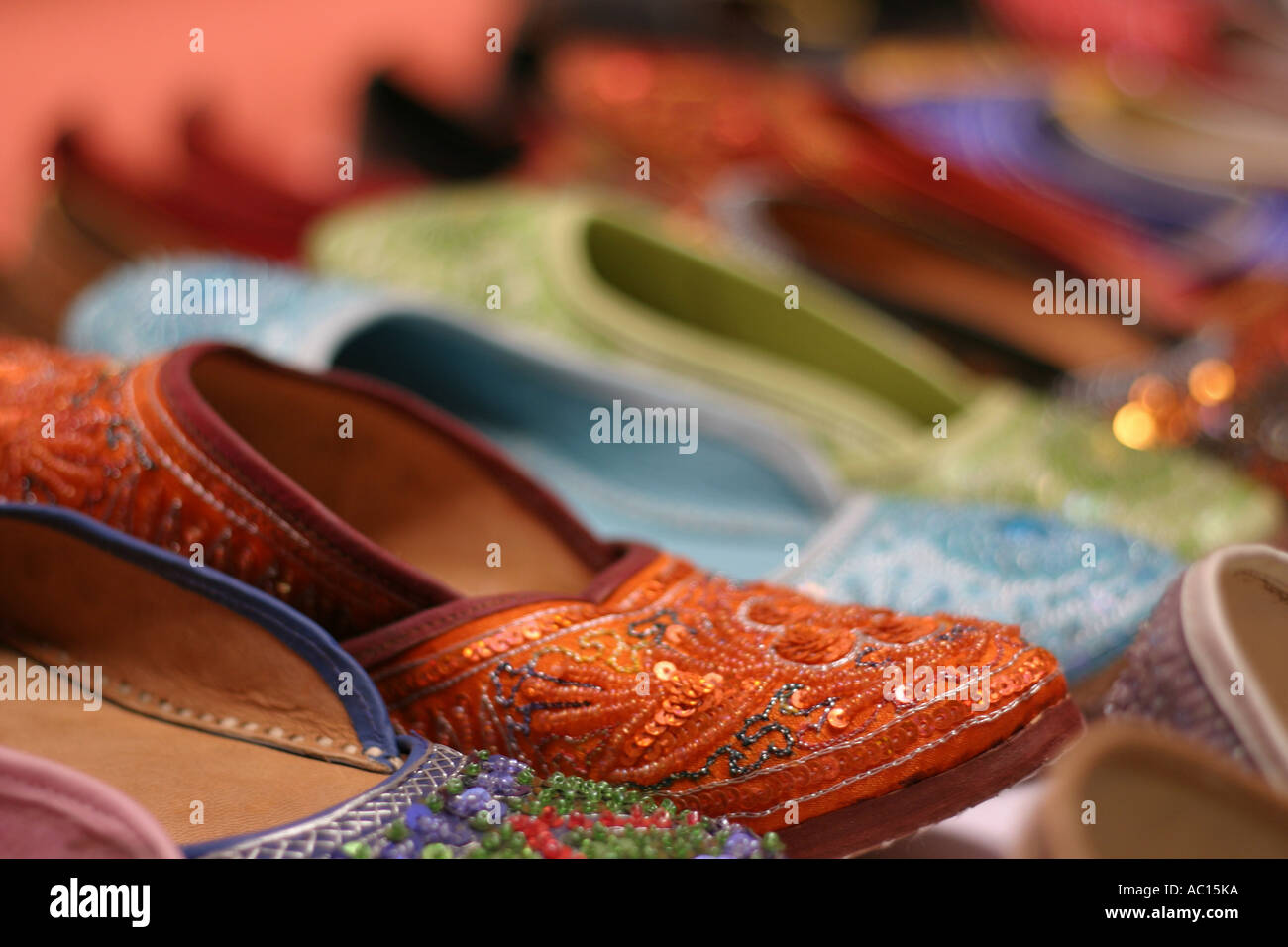 handmade leather shoes Stock Photo - Alamy
