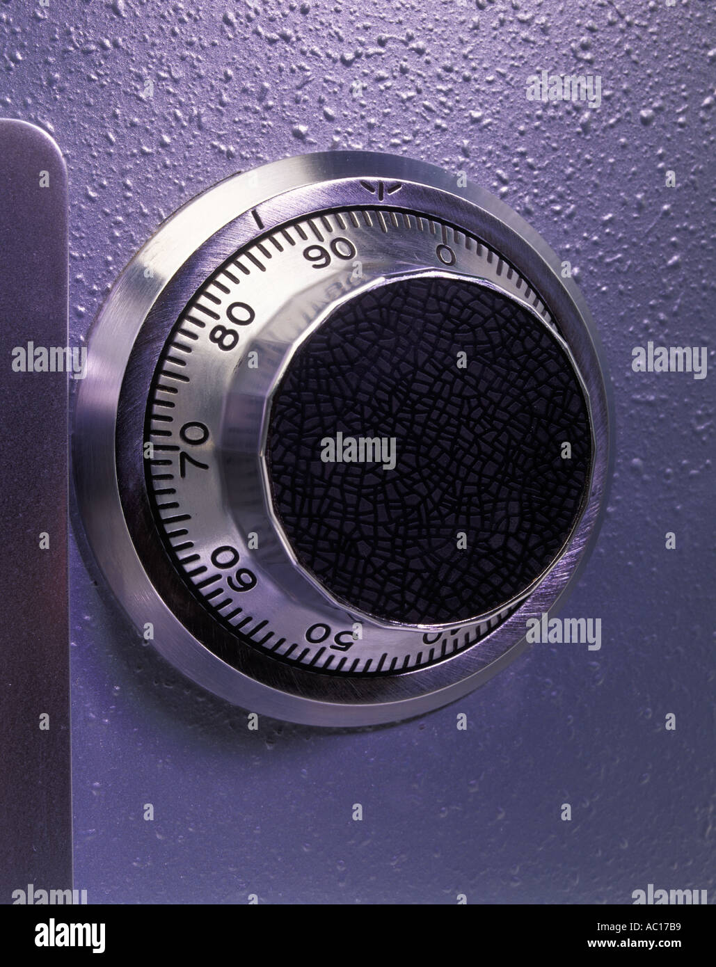 Combination lock on safe Stock Photo - Alamy