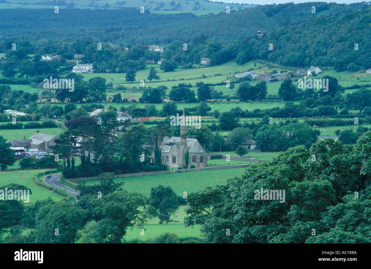 bassenthwaite village the lake district Stock Photo - Alamy