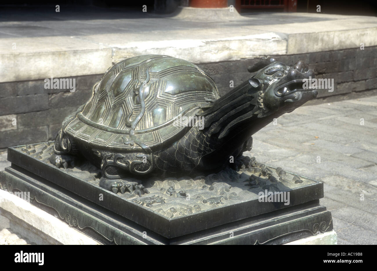 Bronze tortoise in the Forbidden City Beijing China Stock Photo - Alamy
