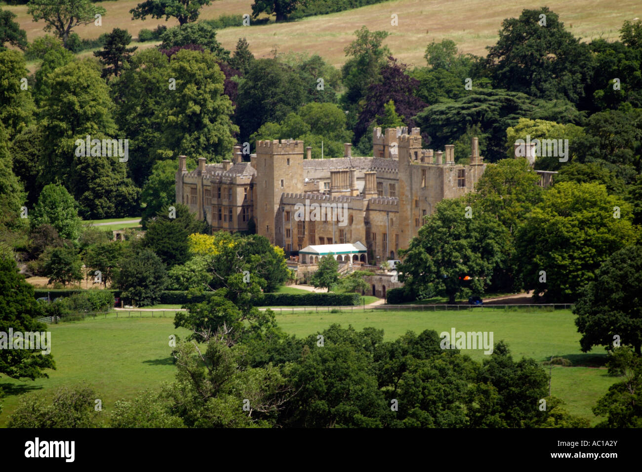 Sudeley Castle near the town of Winchcombe Gloucestershire England UK ...