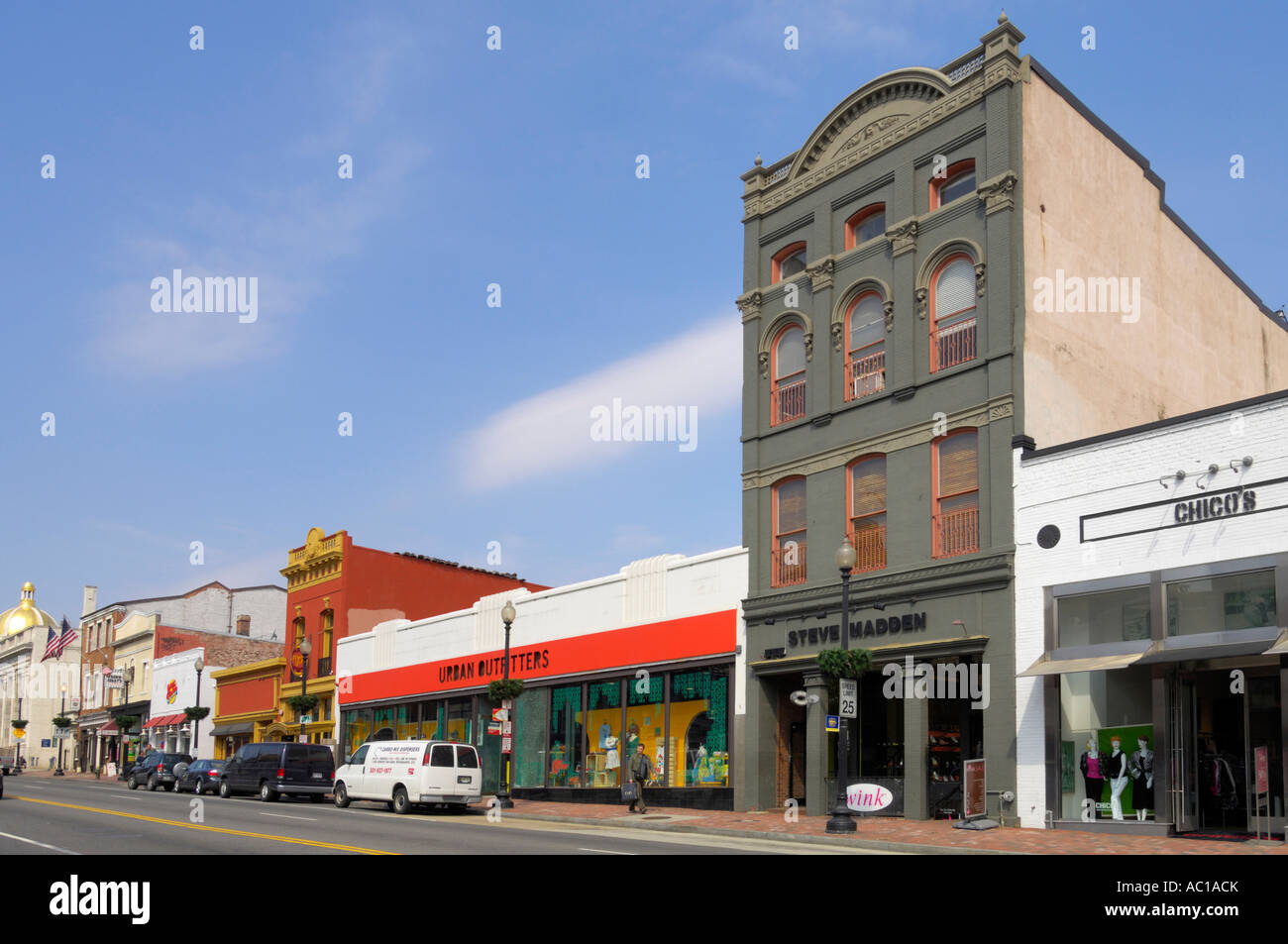 Georgetown street shops near Washington DC USA Stock Photo - Alamy
