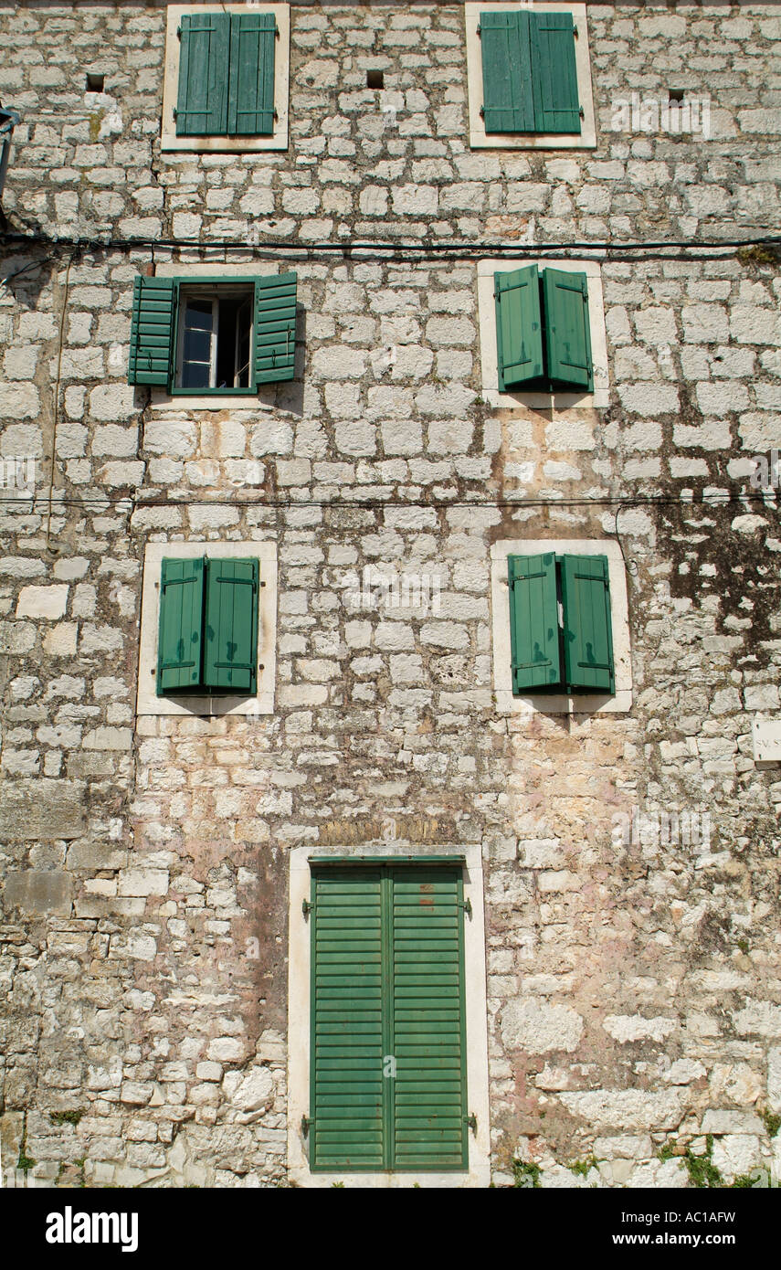 Stone house in Stari Grad on Island of Hvar, Croatia Stock Photo - Alamy