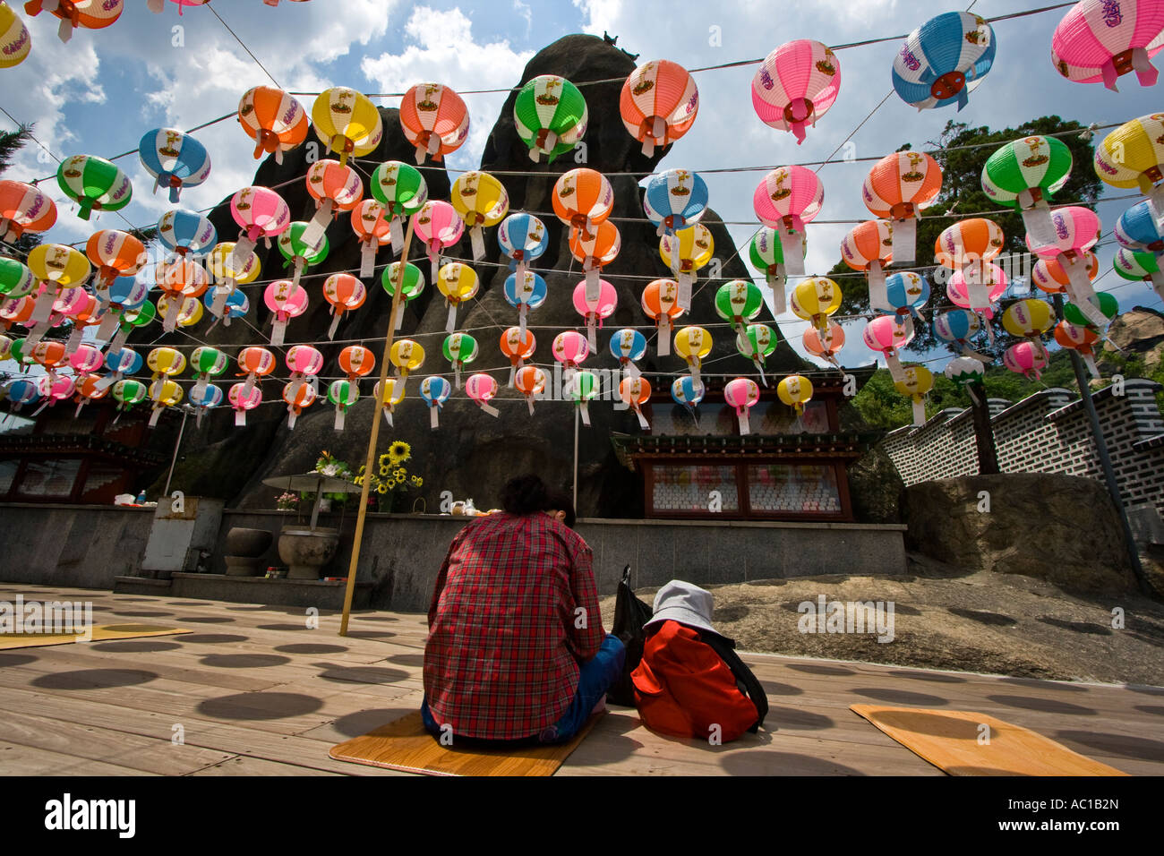 Zen Rocks Outdoor Temple Inwangsan Shamanist Hillside Walk Seoul South ...