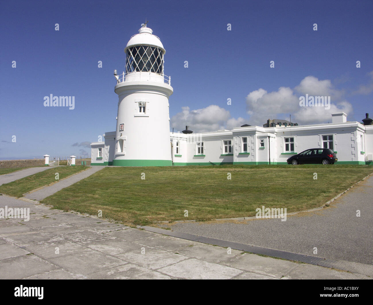 Pendeen Watch lighthouse from the seaward side Stock Photo - Alamy