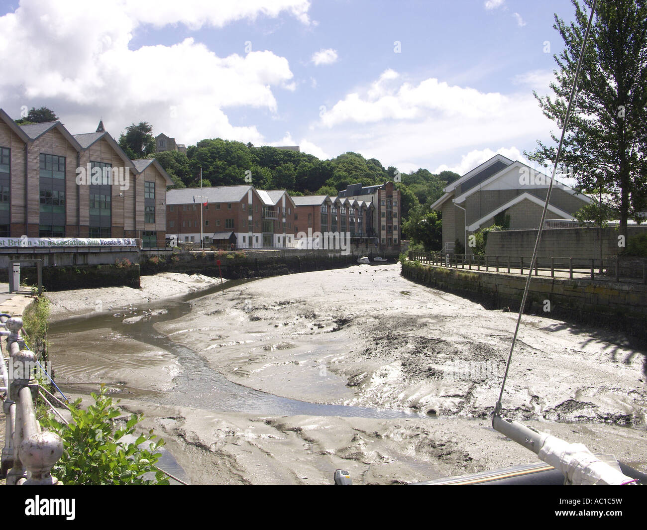 Low tide on the Fal estuary Stock Photo - Alamy