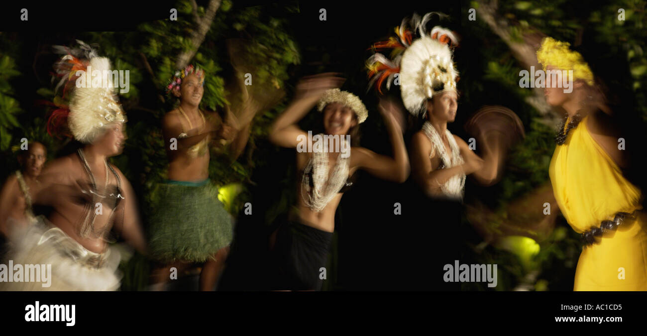 Dance in French Polynesia Stock Photo - Alamy