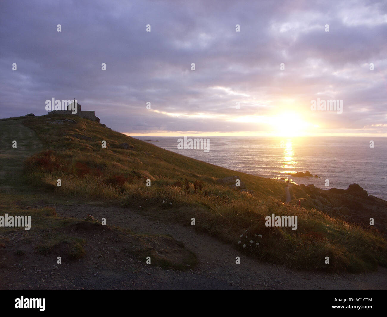 Sunset from The Island, St Ives Stock Photo - Alamy