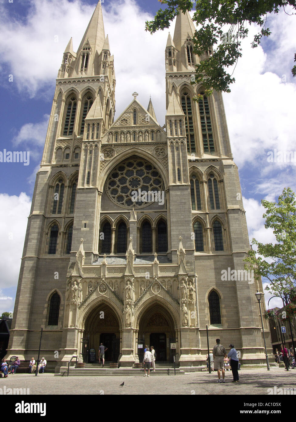 The cathedral entrance Stock Photo - Alamy