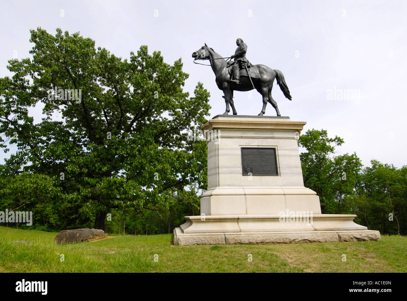 Memorial to New York Major General Henry Slocum at the Gettysburg ...