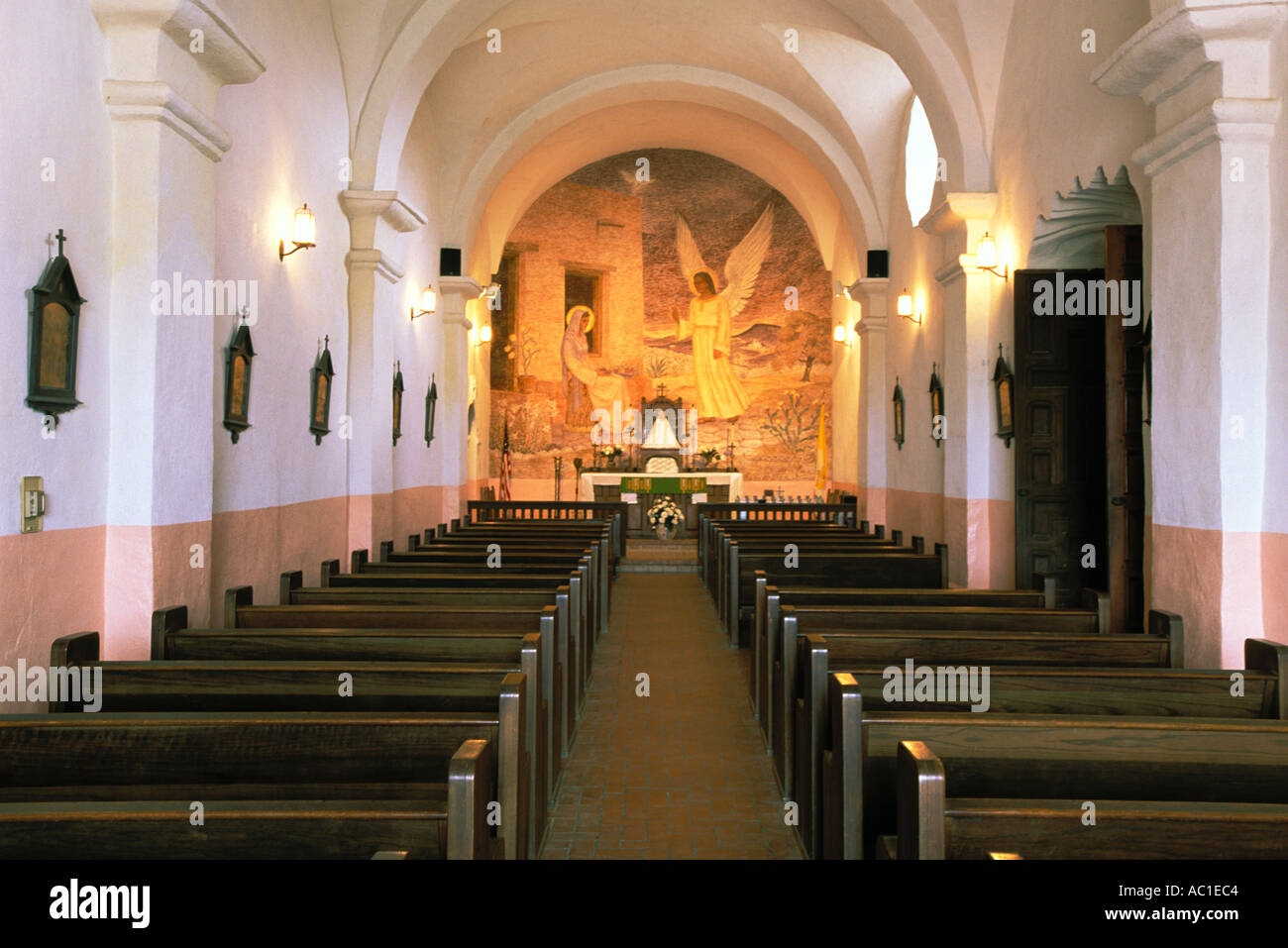 Texas, Goliad, Presidio la Bahia, Our Lady of Loreto Chapel Stock Photo ...