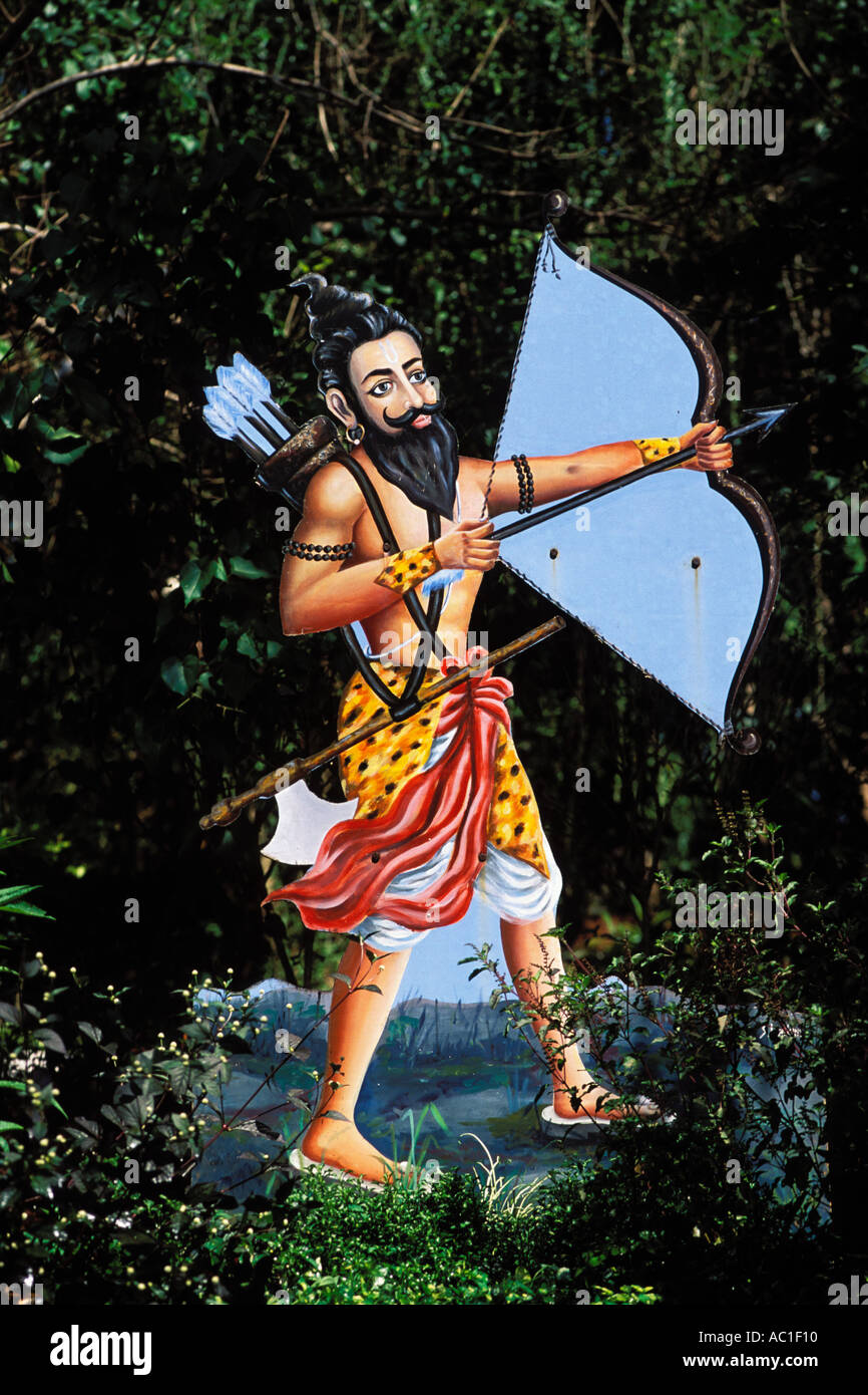 India, Goa, Krishna with bow and arrow Stock Photo - Alamy