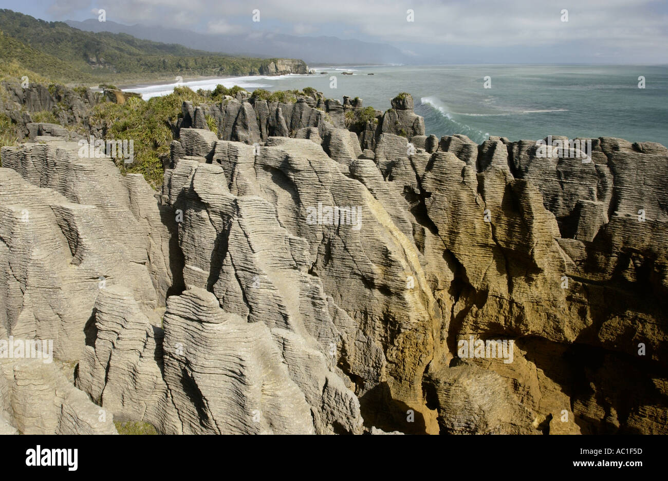 Pancake Rocks in New Zealand Stock Photo - Alamy