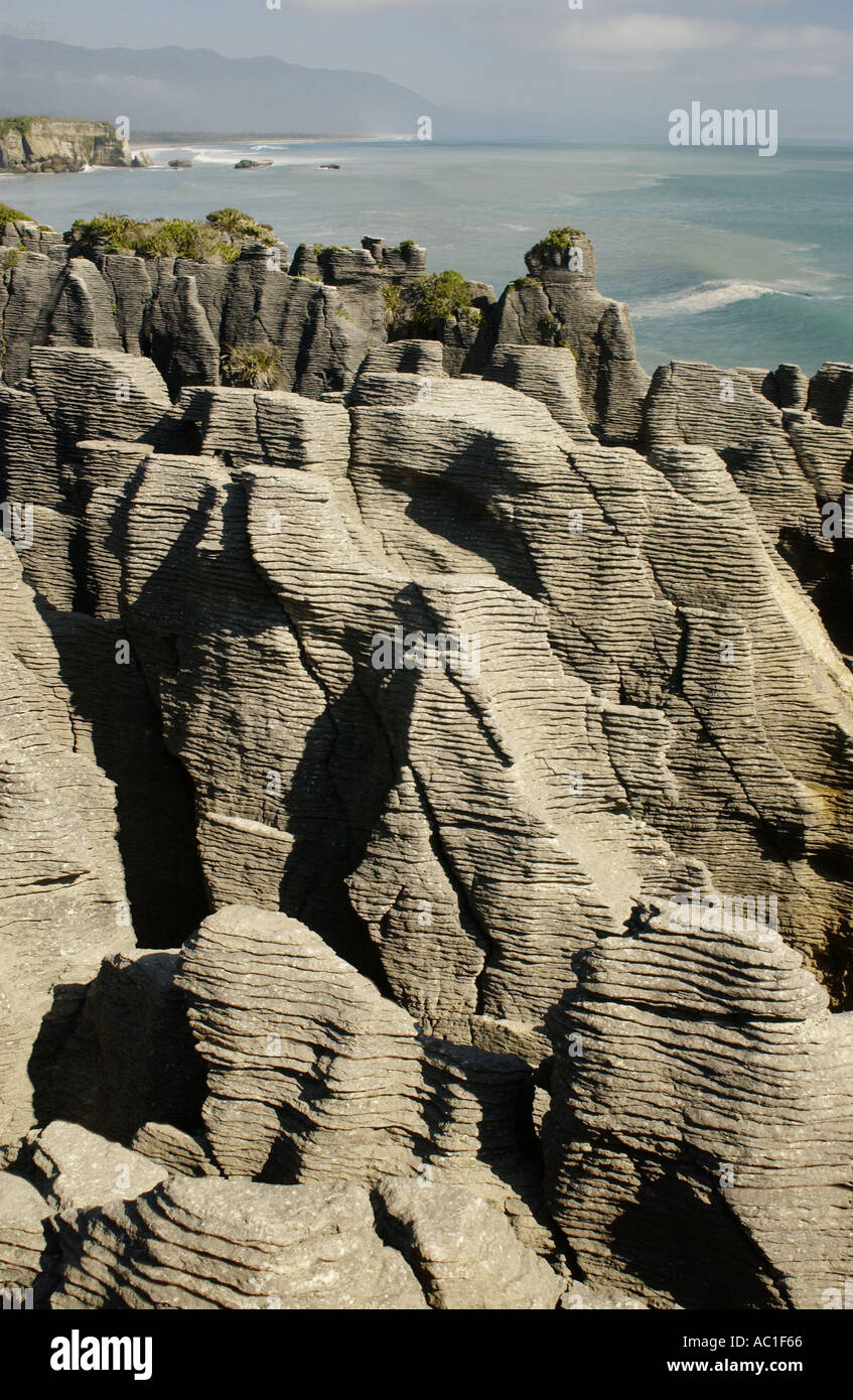 Pancake Rocks in New Zealand Stock Photo - Alamy