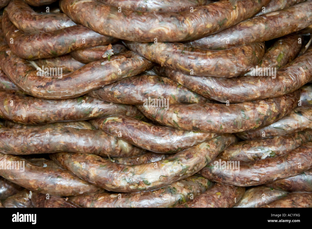 Sausage Screen Fill at Market Chungcheongbuk Do Province South Korea ...