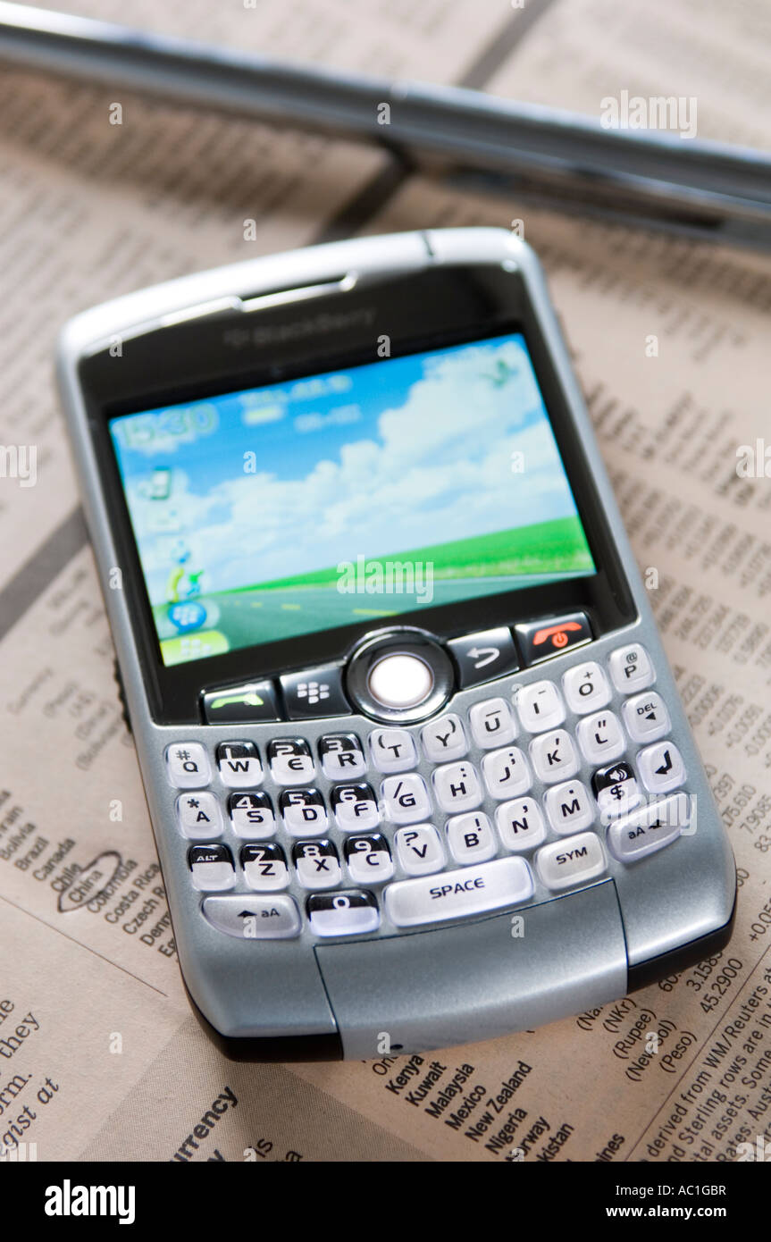 a blackberry mobile phone Stock Photo - Alamy