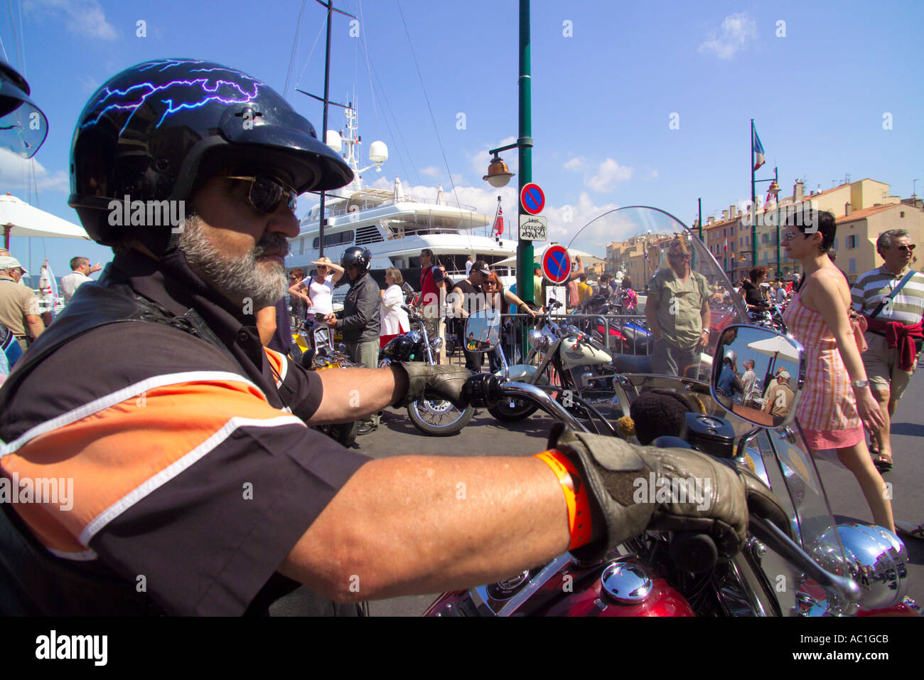 Harley davidson rally st tropez france luxury yachts and Harley ...