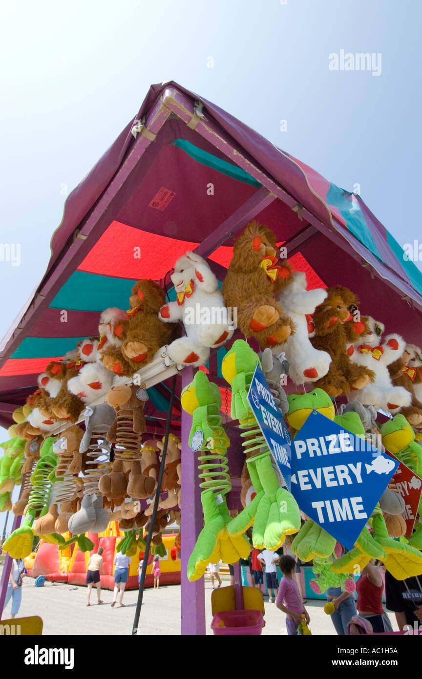 Prize booth at local carnival Stock Photo - Alamy