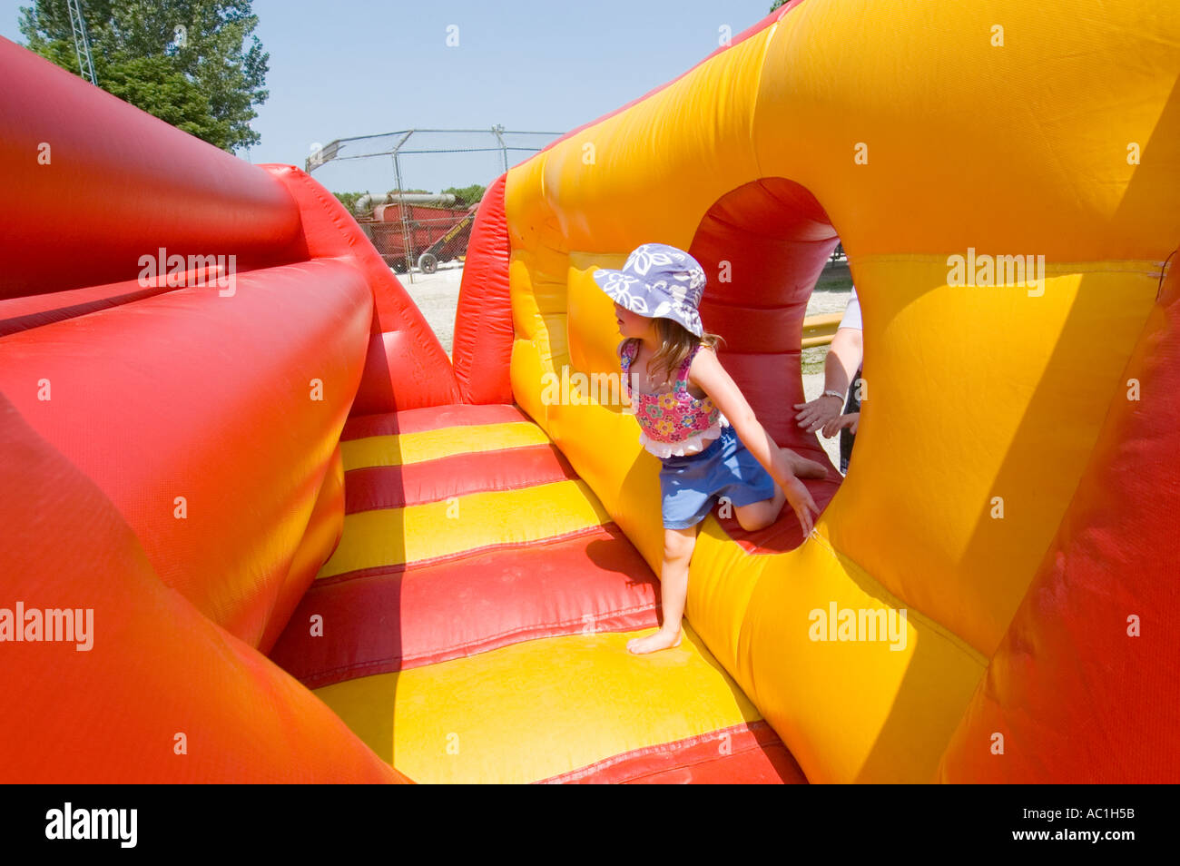 Inflatable obstacle course hi-res stock photography and images - Alamy