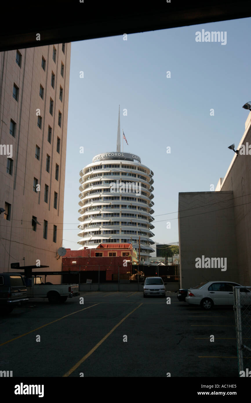 Hollywood California USA Capitol Records Building The first ever ...
