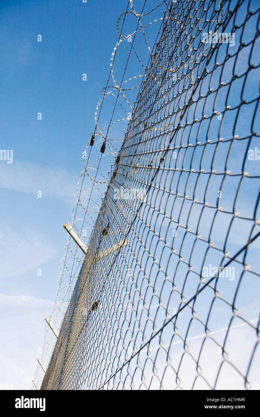 Protection fence. close-up Stock Photo - Alamy