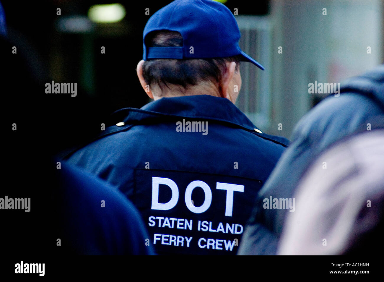 Staten Island Ferry worker Stock Photo - Alamy