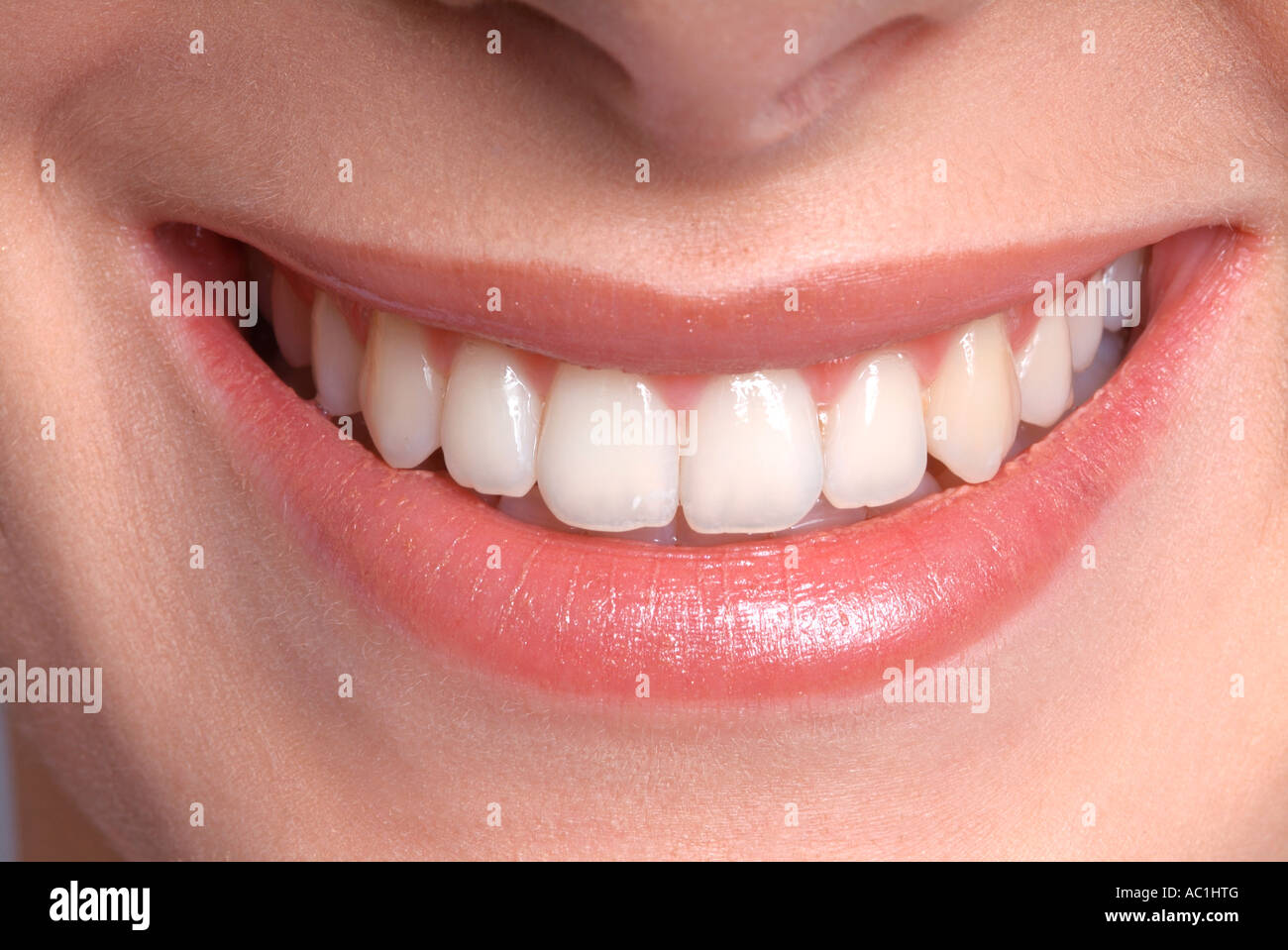 Female mouth, smiling, detail Stock Photo - Alamy