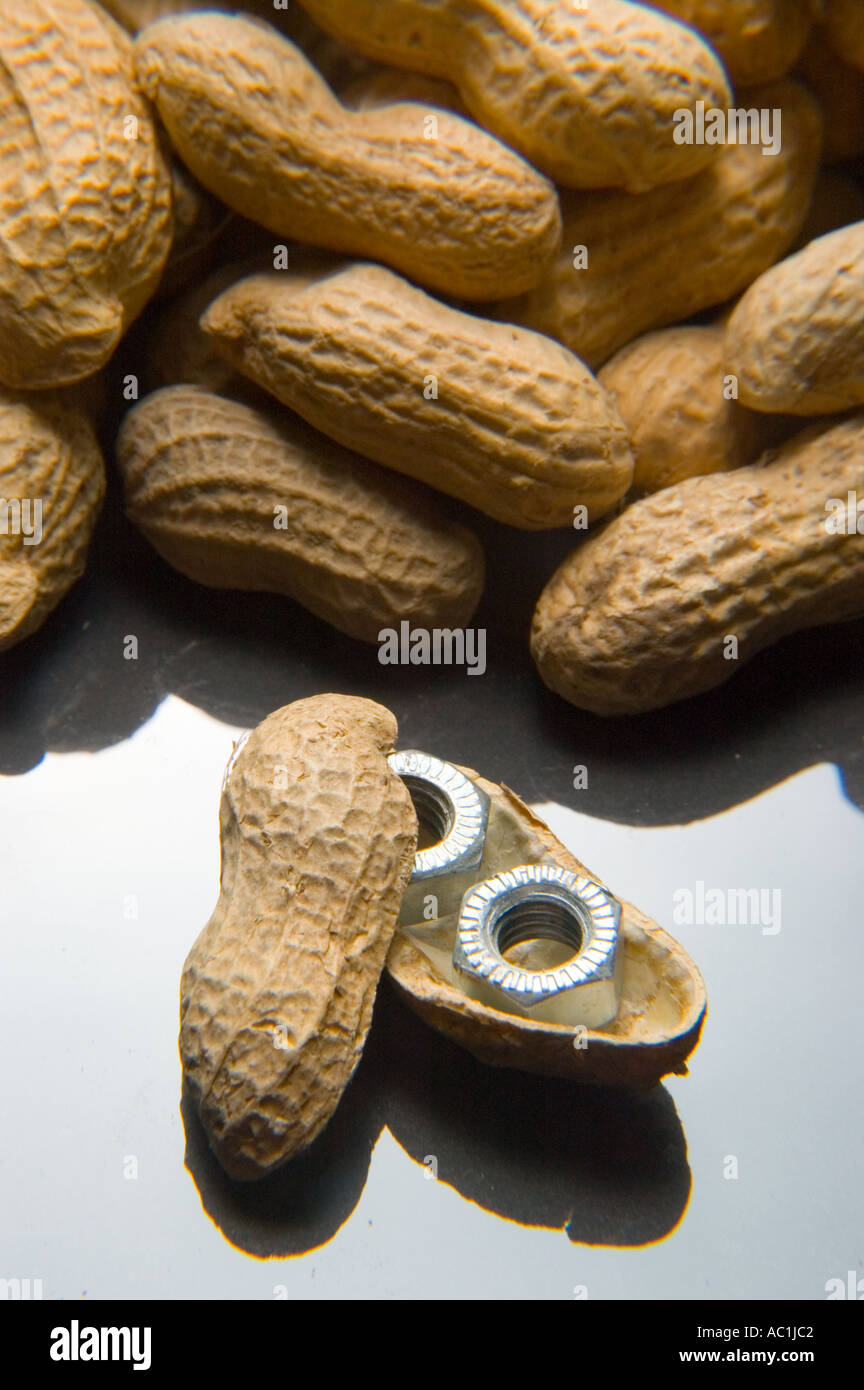 Peanuts in shells Stock Photo - Alamy