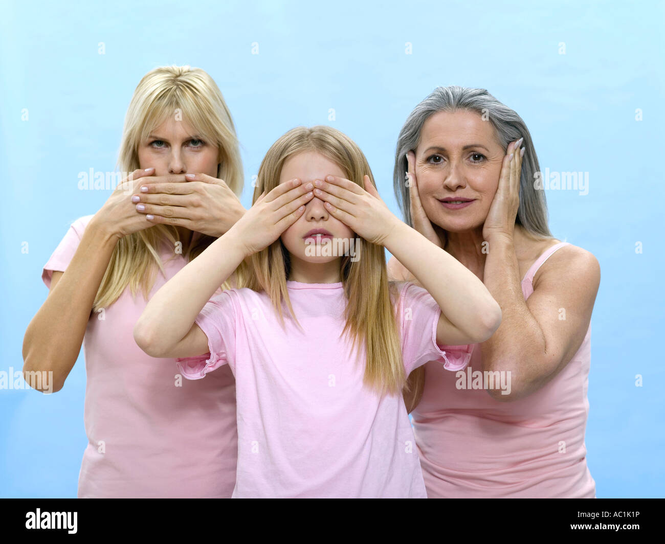 Shutting her ears hi-res stock photography and images - Alamy