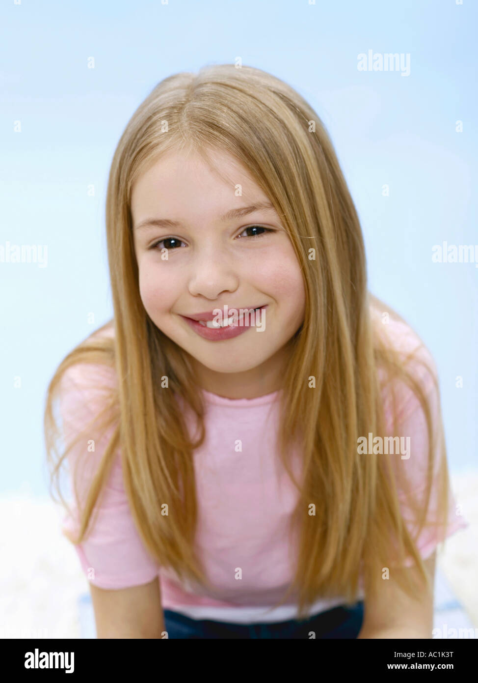 Girl (6-7), portrait Stock Photo - Alamy