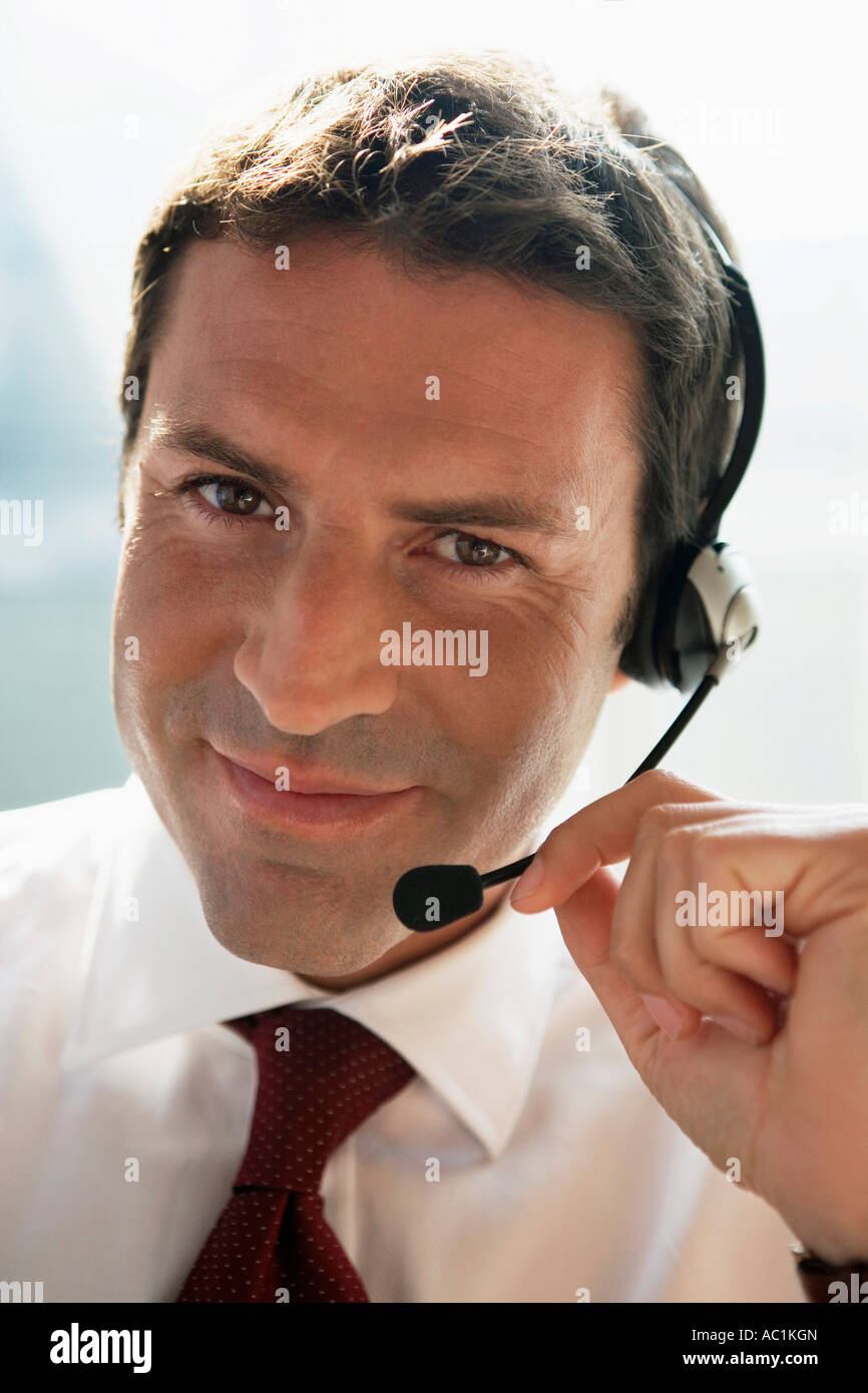 Man skyping hi-res stock photography and images - Alamy