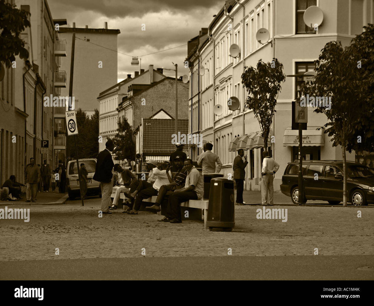 Oslo street scene Stock Photo - Alamy